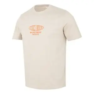 Adidas Polo Estampado Worldwide Hoops Globe Basketball T-shirts Asia Sizing - Beige