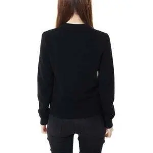 Play Comme Des Garcon Cardigan With Gold Emblem - Black