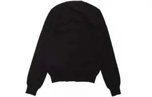 Play Comme Des Garcon Cardigan With Gold Emblem - Black