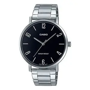 Casio Dress Series Stainless Steel Quartz Watch - Black