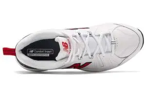 NEW BALANCE Athletic Lace Up Sneakers - Whitebluered