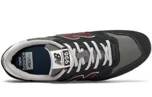 NEW BALANCE 996 Casual Sneakers - Black/red