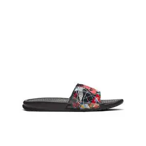 Nike Benassi Jdi Print Slides - Black