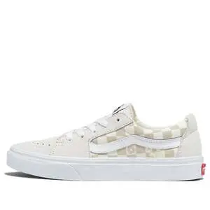 VANS Sk8-low Floral Check Sneakers - White/beige