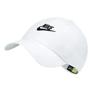 Nike Heritage 86 Futura Washed Cap - White/black