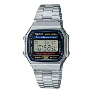 Casio Digital Stainless Steel Bracelet Watch - Silver