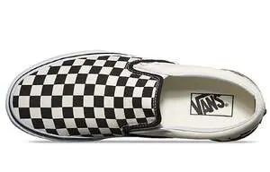 VANS Classic Slip-on Checkerboard Gum Block - Black