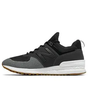 NEW BALANCE 574 Sport Lace Up Sneakers - Black/gray