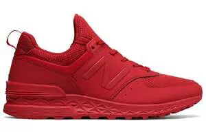 NEW BALANCE 574 Casual Sneakers - Red/white