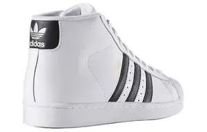 Adidas Pro Model Mid Top Sneakers - White/black