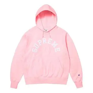 Supreme Champion Arc Logo Hooded Sweatshirt - Pink