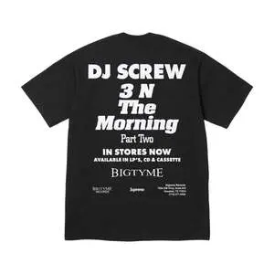 Supreme X Dj Screw Ss26 Suc T-shirt - Black