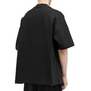 Fear Of God Ss24 Spring Printed Logo T-shirt 'jet