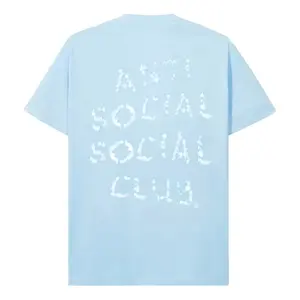 ANTI SOCIAL SOCIAL CLUB Partly Cloudy T-shirt 'blue - Blue/white