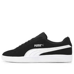 PUMA Smash V2 Low Top Sneakers - Black/white/silver