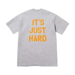 Supreme Ss26 Hard T-shirt - Heather Grey