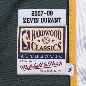 Mitchell & Ness X Nba Seattle Supersonics 2007-08 Road Jersey Kevin Durant 35