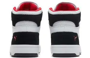 PUMA Rebound Layup Mesh High Top Sneakers - White/black