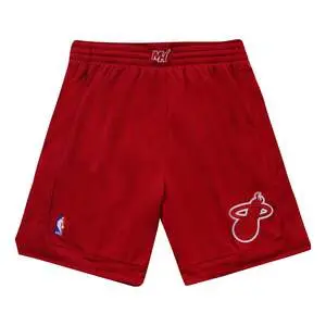 Mitchell & Ness X Nba Miami Heat 2012-13 Christmas Day Basketball Shorts - Red