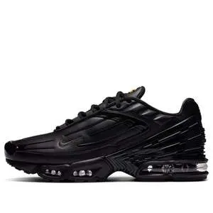 Nike Max Plus 3 Leather "triple " Sneakers - Black