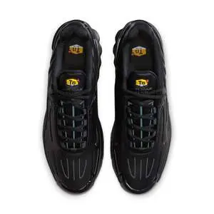 Nike Max Plus 3 Leather "triple " Sneakers - Black
