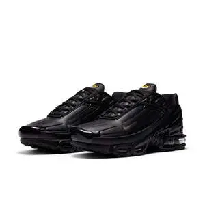 Nike Max Plus 3 Leather "triple " Sneakers - Black