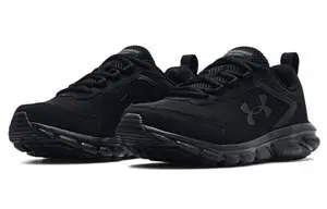 Under Armour Charged Assert Wide Athletic Shoes - Black