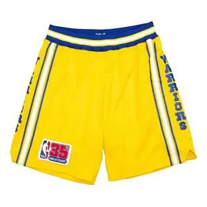 Mitchell & Ness Golden State Warriors 1980-81 Authentic Shorts - Yellow/blue/white