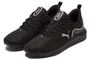 PUMA Softride Athletic Shoes - Black/white