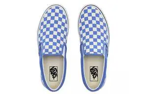 VANS Classic Slip-on Sneakers - Blue/white