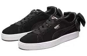 PUMA Suede Bow Sneaker - Black