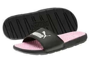 PUMA Cool Cat Slides - Black/pink