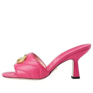 Gucci Gg Marmont Mules - Pink