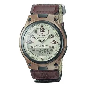 Casio Quartz Analog-digital Watch With Illuminator - Green