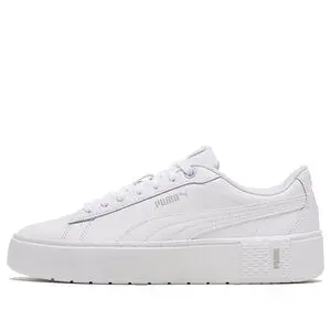 PUMA Smash Platform V2 Sneakers - White/silver