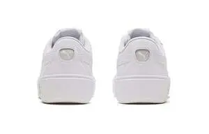 PUMA Smash Platform V2 Sneakers - White/silver