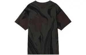 Nike Series Colorblock Round Neck Short Sleeve Black T-shirt - Default Color