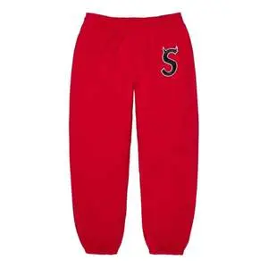 Supreme Ss26 Devil S Logo Sweatpant - Red