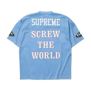 Supreme X Dj Screw Ss26 Football Jersey - Blue