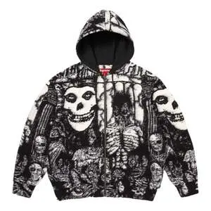 Supreme X The Misfits Ss26 Zip Up Hooded Sweater