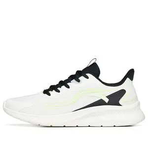 ANTA Athletic Lace-up Sneakers - White/green/black