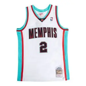 Mitchell & Ness X Nba Memphis Grizzlies 2001-02 Swingman Jersey - White/red/teal