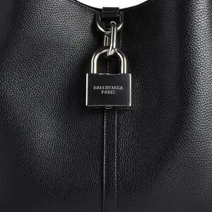 Balenciaga Locker Medium North-south Hobo Bag - Black