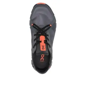 On Cloud X 3 Athletic Sneakers - Grey/orange