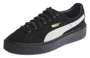 PUMA Suede Platform Sneakers - Black/white