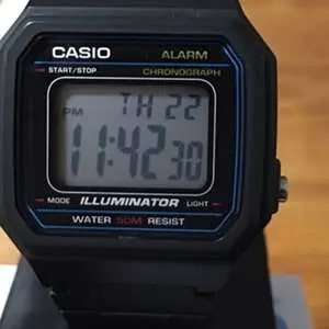 Casio Digital Water Resistant Watch