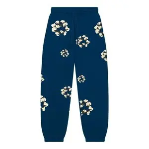 DENIM TEARS Denim Tears X Cactus Plant Flea Market Cotton Wreath Sweatpants 'navy' Navy