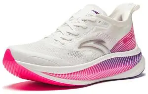 ANTA Horsepower Athletic Sneakers - White/pink