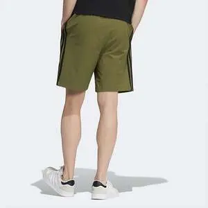 Adidas Neo Logo Micro Mark Stripe Casual Woven Shorts - Multi-color