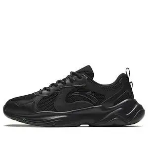 ANTA Casual Lace-up Sneakers - Black